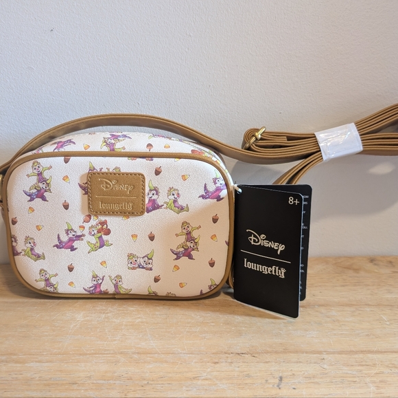 Loungefly | Bags | Loungefly Disney Crossbody Bag With Purple And Tan ...